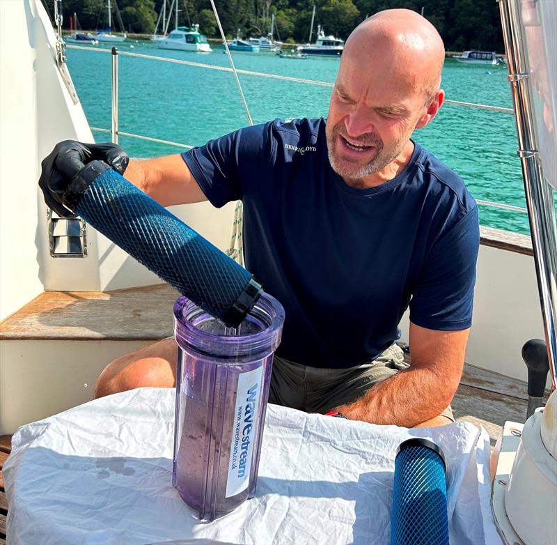 Prevent microplastic pollution using Wave filters