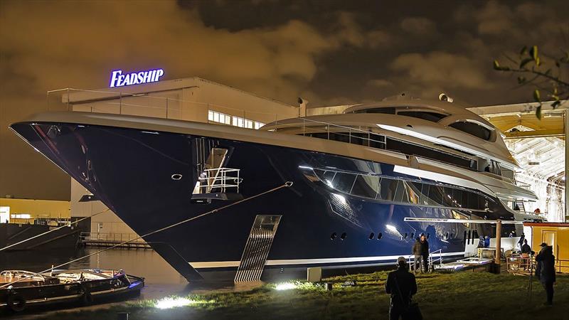 Feadship Project 705 comes into the light
