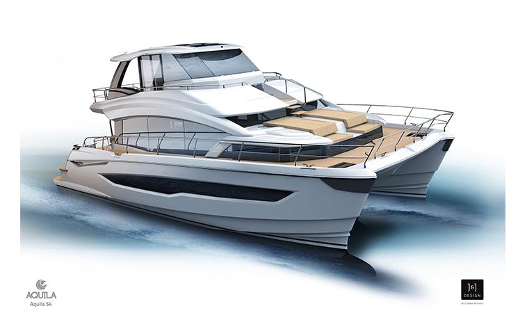 Aquila Power Catamarans announce the Aquila 54 - a luxuriously ...